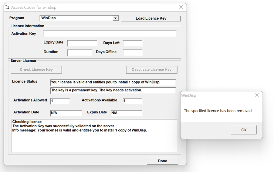 12. If deactivation succeeds,you can then load the licence key on a ...